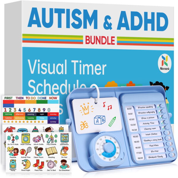5-in-1 Visual Schedule & Task Planner – Autism Learning Materials