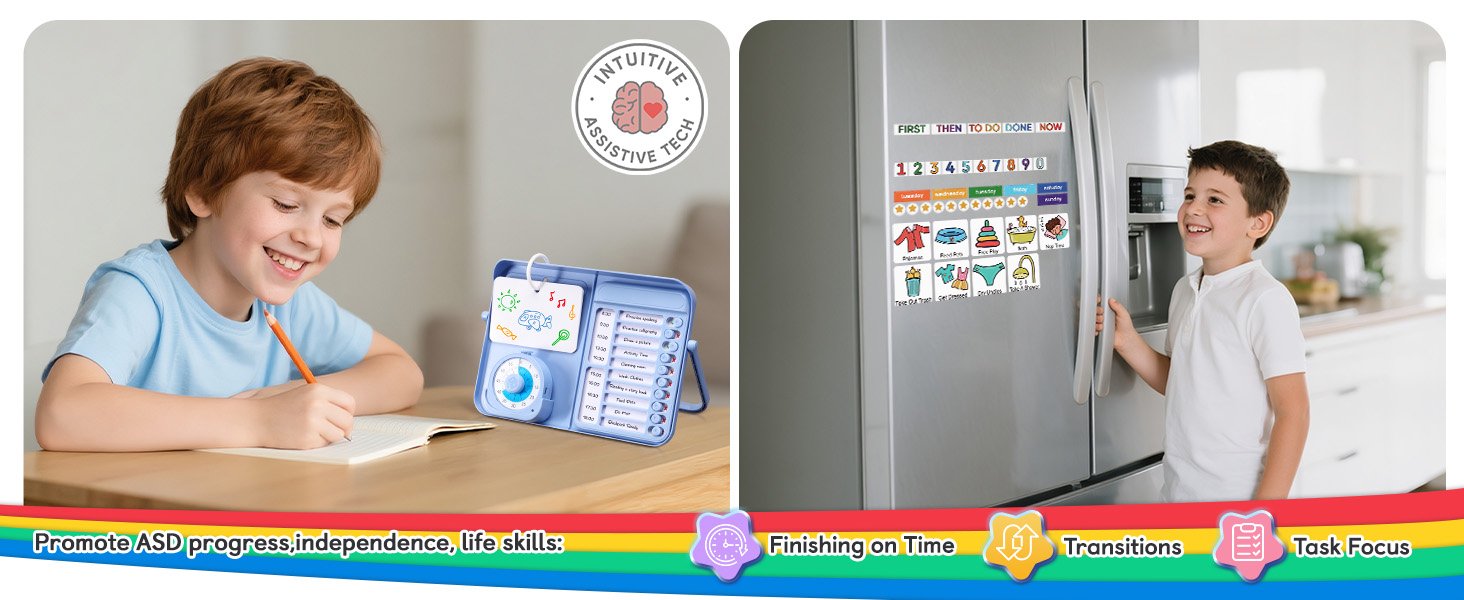5-in-1 Visual Schedule & Task Planner – Autism Learning Materials